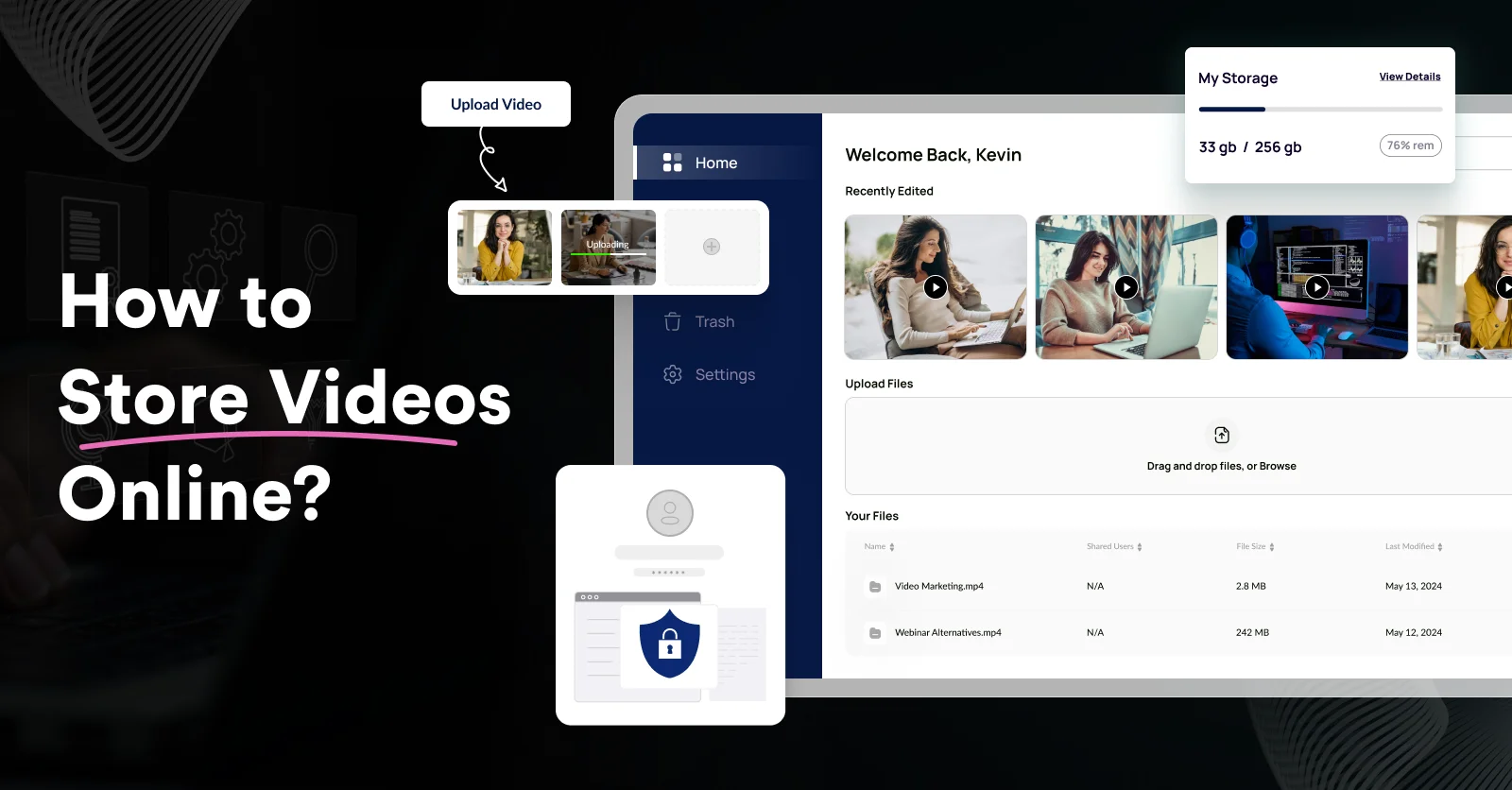 How to Store Videos Online? [10 Video Storage Platforms Explained]